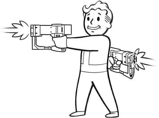 Download 19 Fallout Vector Black And White Huge Freebie Download ...