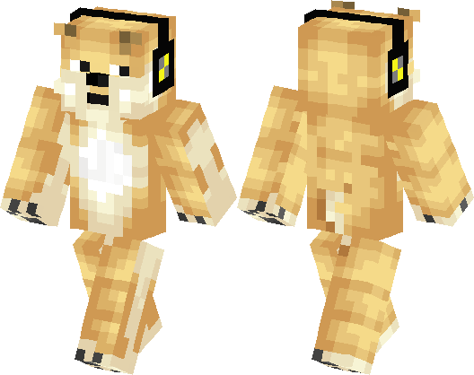 Download Minecraft Doge Skin - Full Size PNG Image - PNGkit