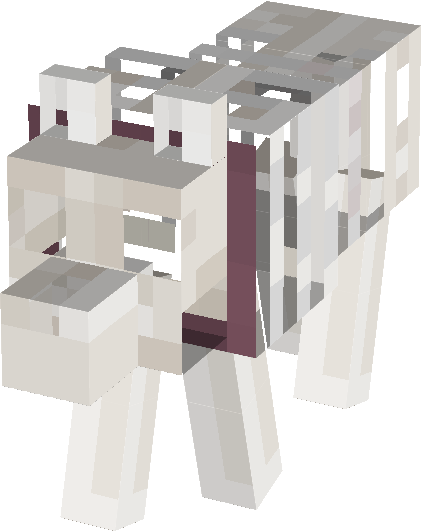 Download Skeleton Dog Minecraft - Dog - Full Size PNG Image - PNGkit