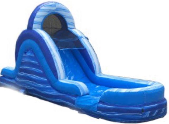Download Blue Wave Dry Slide - 12' Blue Rear Entry Wet Or Dry Slide ...