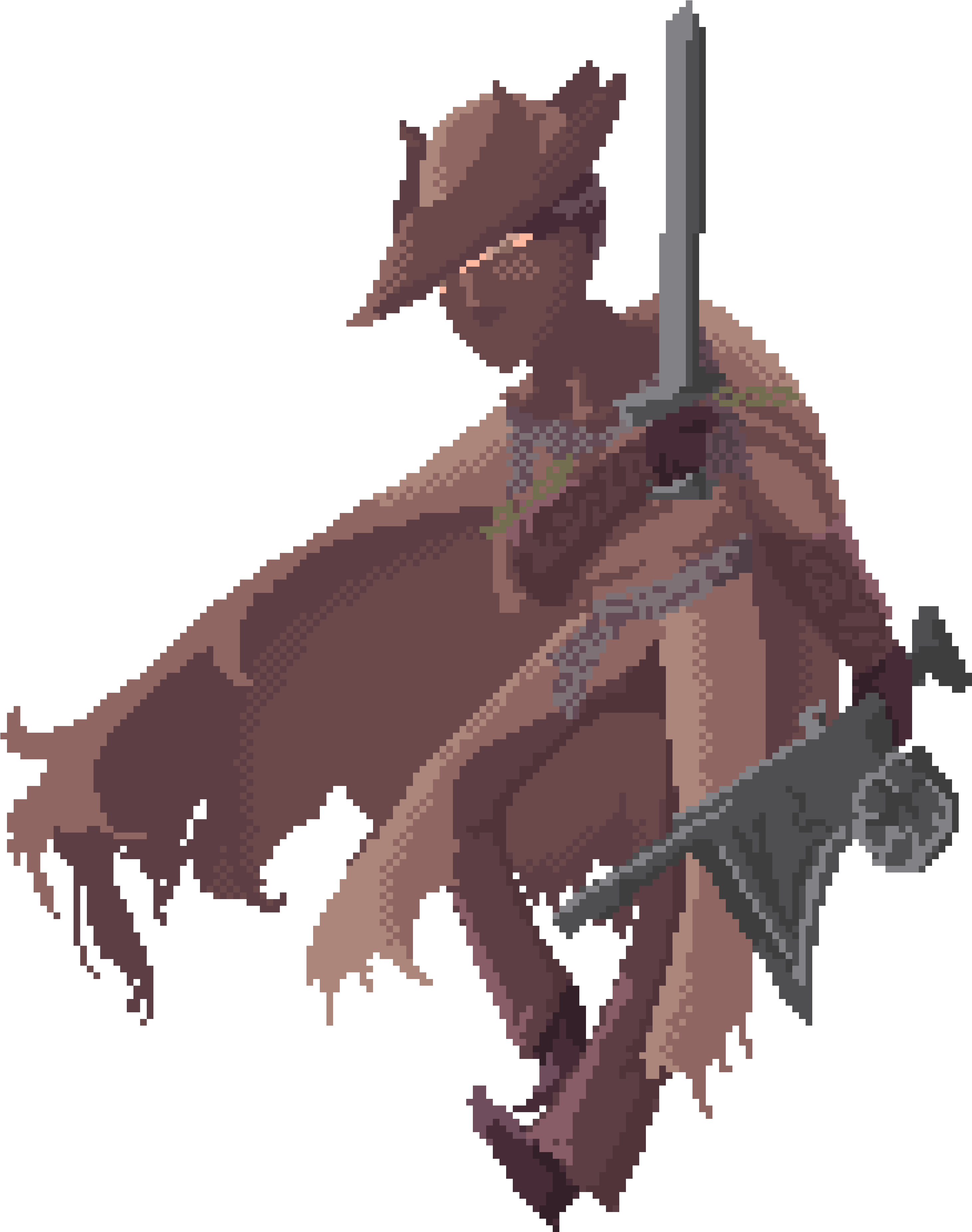 Download I Draw People's Bloodborne Characters - Bloodborne Pixel Art ...