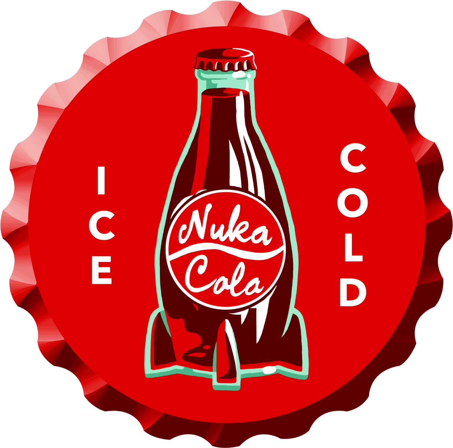 Download Nuka Cola Cap Sign - Fallout 4 Nuka Cola Drawing - Full Size ...