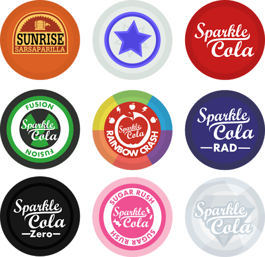 Download Photo - All Fallout Bottle Caps - Full Size PNG Image - PNGkit