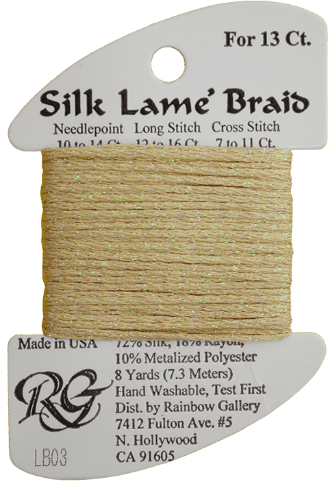Download Needlepoint Silk Lame Braid Thread Lb-03 - Full Size PNG Image ...