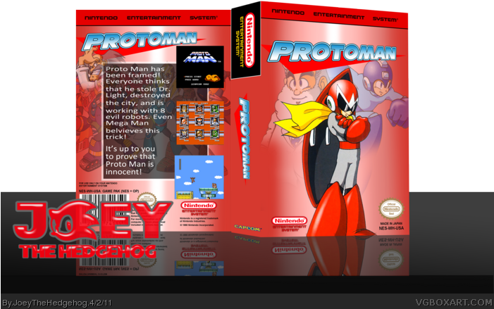 Download Proto Man Box Art Cover - Proto Man - Full Size PNG Image - PNGkit