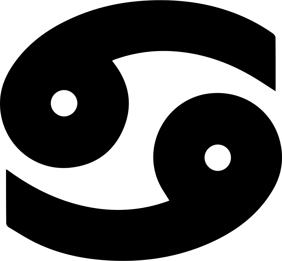 Download Cancer Astrological Sign - Rak Znak Zodiaku Symbol - Full Size ...