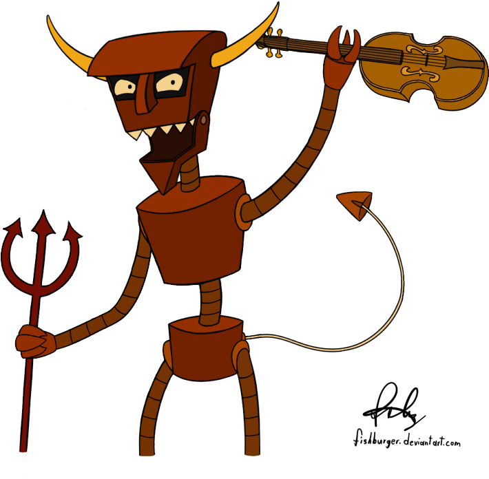 Download Robot Devil Png - Футурама Робот Дьявол - Full Size PNG Image ...