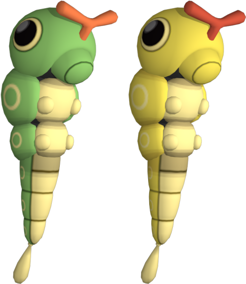 Download Download Zip Archive - Caterpie Model - Full Size PNG Image ...