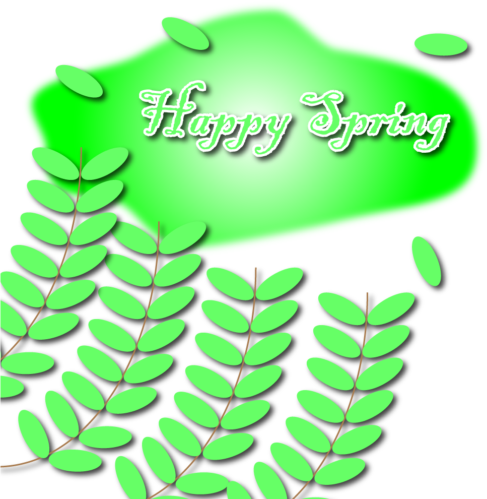 Download Spring Background With Green Leaves - Green - Full Size PNG ...