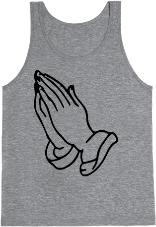 Download Pray Emoji Tank Top - Praying Hands - Full Size PNG Image - PNGkit