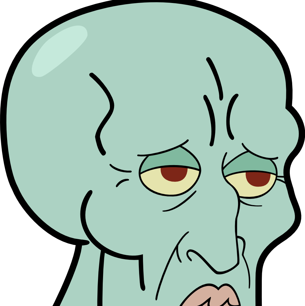 Download Handsome Squidward - Full Size PNG Image - PNGkit