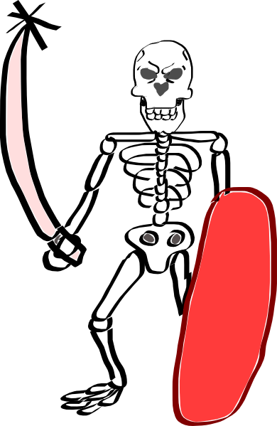 Download Original Png Clip Art File Skeleton Warrior Svg Images - Full ...