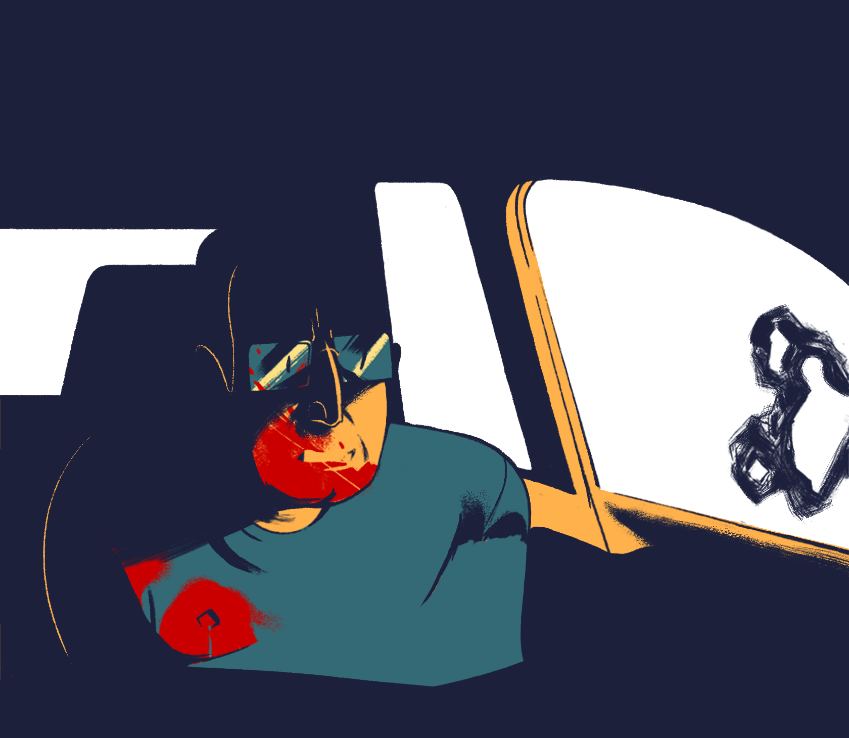 Download Covered In Blood And Gravely Wounded, He Speeds Away ...