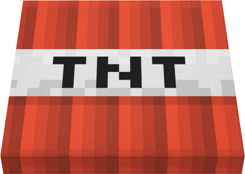 Download Pics On Canvas - Tnt Minecraft - Full Size PNG Image - PNGkit