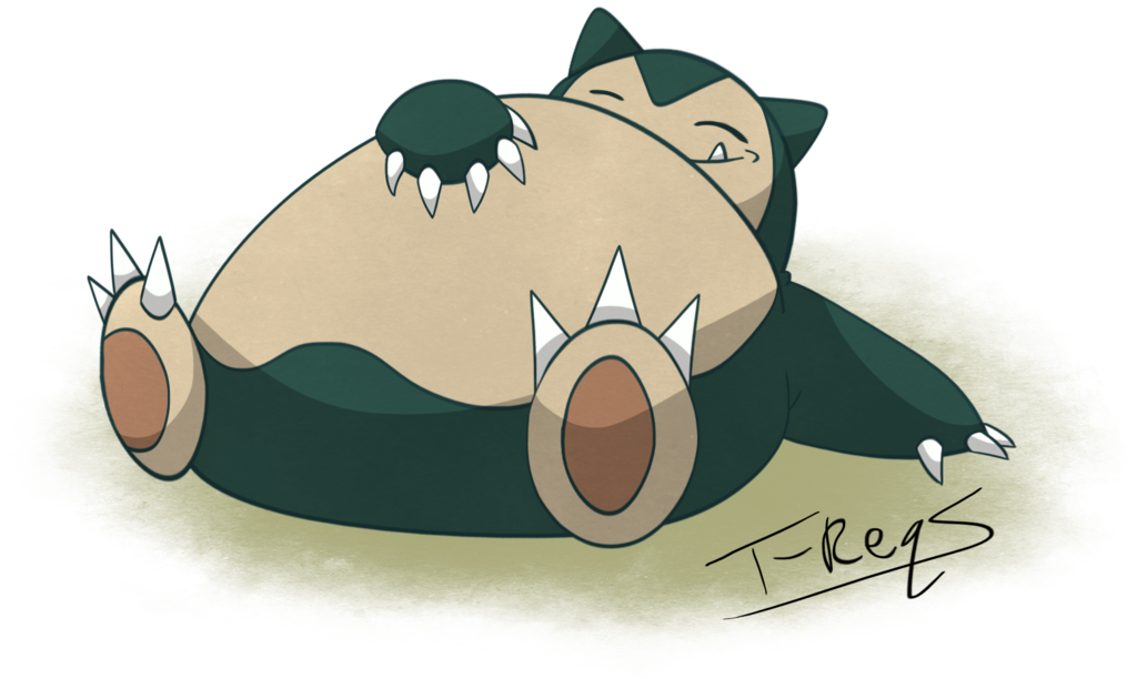 Download Snorlax - Cartoon - Full Size PNG Image - PNGkit