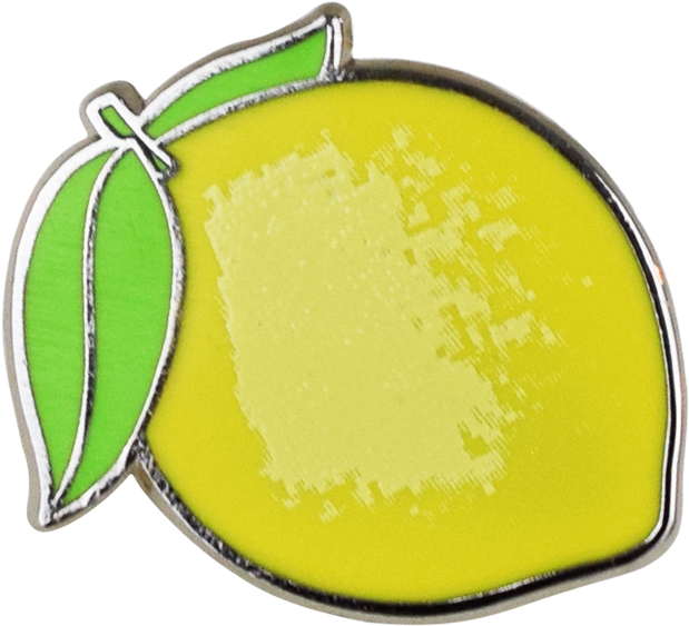 Download Lemon Emoji Pin - Lemon Pin - Full Size PNG Image - PNGkit