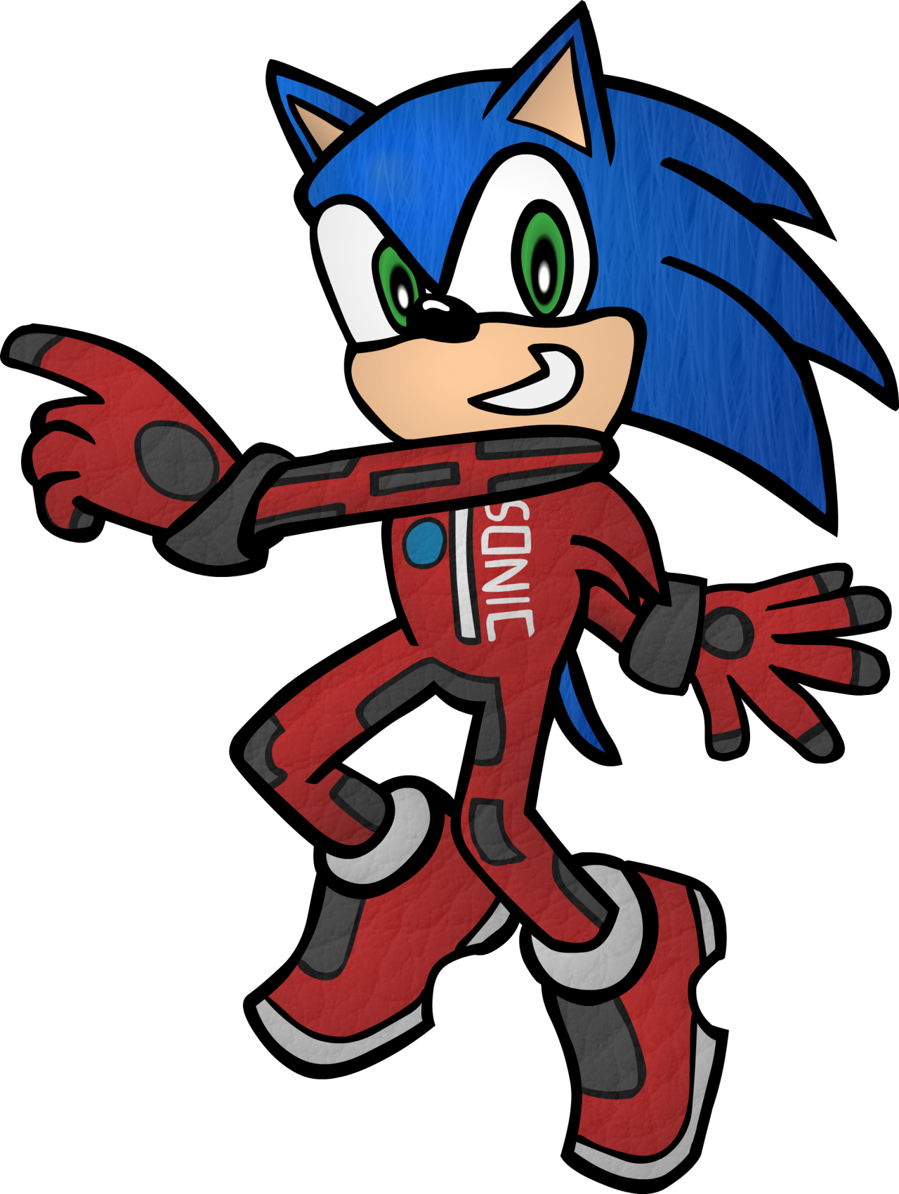Download Sonic In His Racing Suit From Sonic Adventure 2, As - Sonic ...
