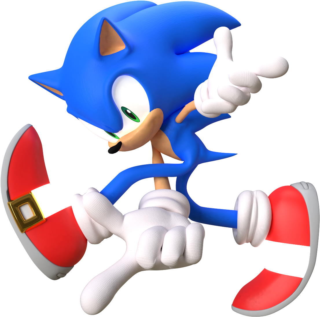 Download Sonic Adventure Pose - Sonic The Hedgehog - Full Size PNG ...