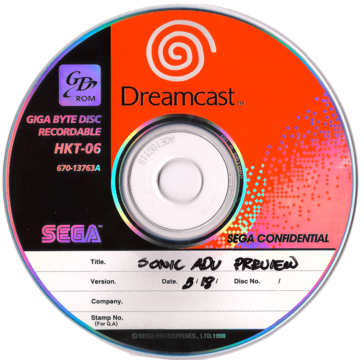 Download Original Gd-r Disc - Ecco Ii Sentinels Of The Universe - Full ...