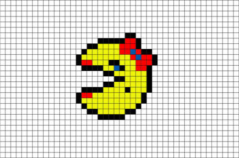 Download Transparent Pac-man Pixel Art - Pacman Pixel Png - PNGkit