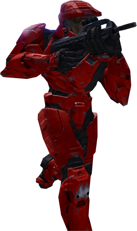 Download Running Red Spartan With Br, Front Right Side - Halo 2 Red ...