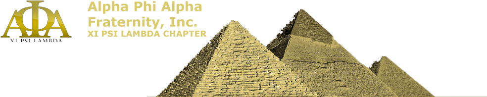 Download Alpha Phi Alpha Gold Pyramid - Full Size PNG Image - PNGkit