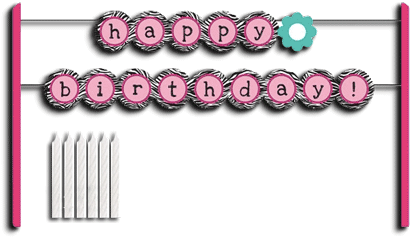 Download Pink Zebra Cake Banner Kit - Banner Cake Pink Zebra Boutique ...