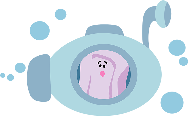 Download Blue's Clues Slippery In Submarine Blues Clues, Bubble ...