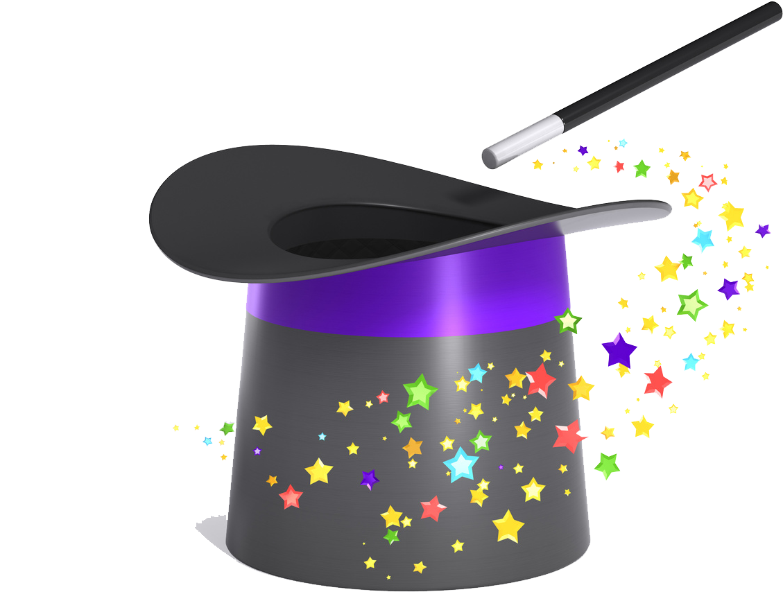 Download Magic Hat Png Resolution - Magic Top Hat Clipart - Full Size ...