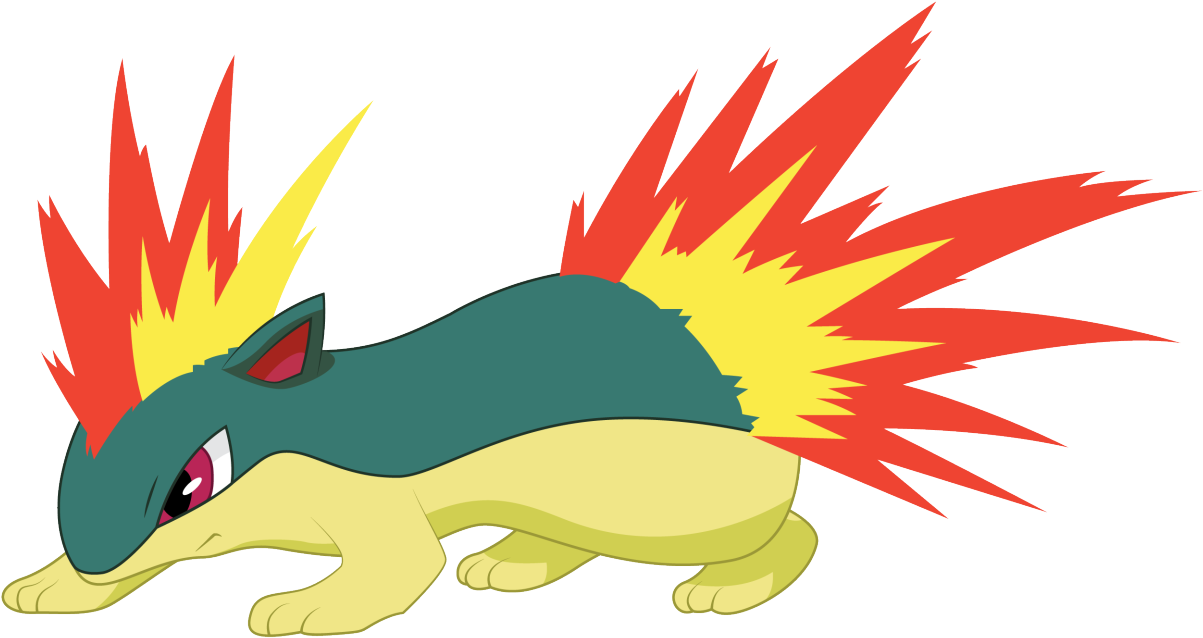 Download Quilava, A Fire-type Pokemon And The Evolve Form Of - Pokemon ...