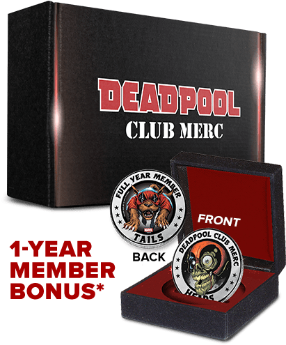Download Sign Up For Yours - Deadpool Club Merc Crate - Full Size PNG ...