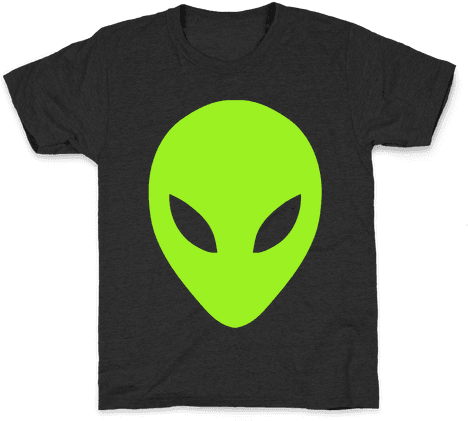 Download Alien Head Kids T-shirt - T-shirt - Full Size PNG Image - PNGkit