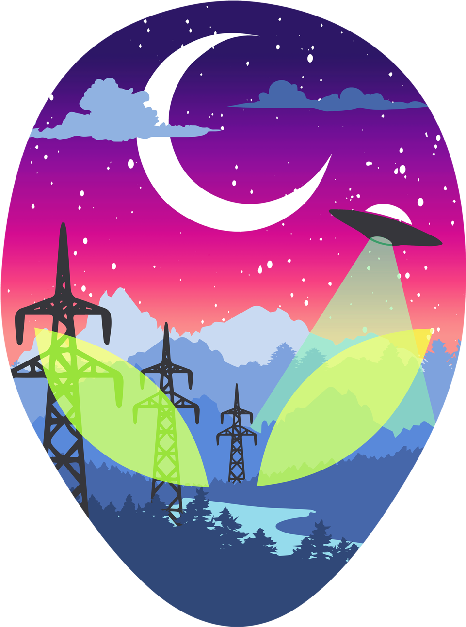 Download Alien Head Forest Copy - Extraterrestrial Life - Full Size PNG ...