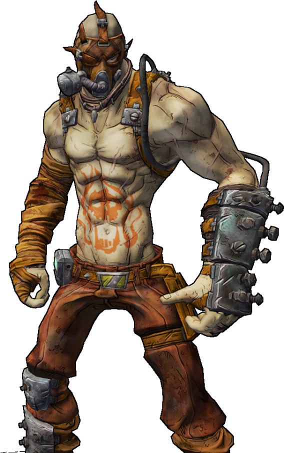 Download And Heads And Skins - Borderlands 2 Krieg Transparent - Full ...