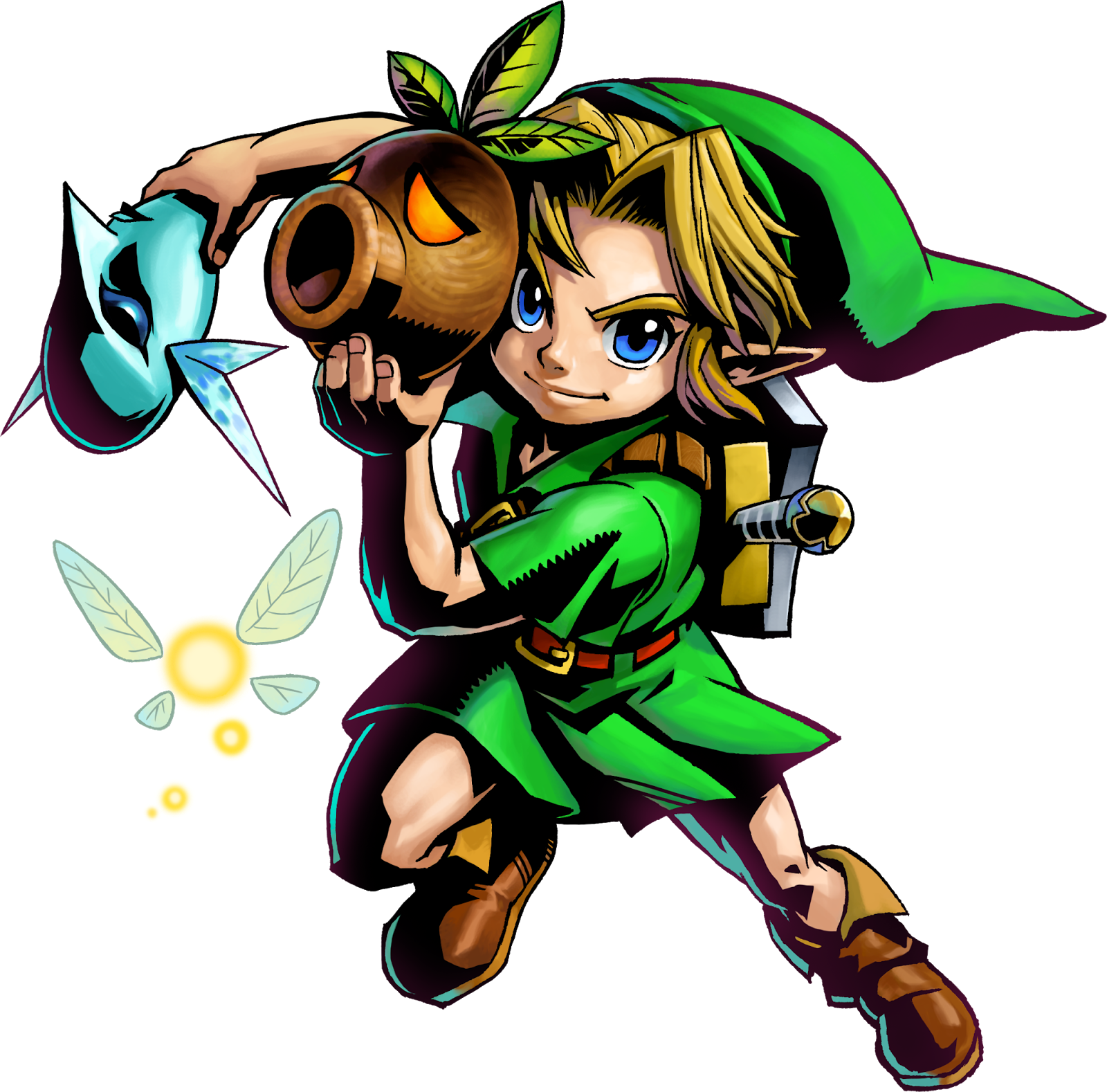 Download Ocarina Of Time & Majora's Mask - Link Zelda Majoras Mask ...