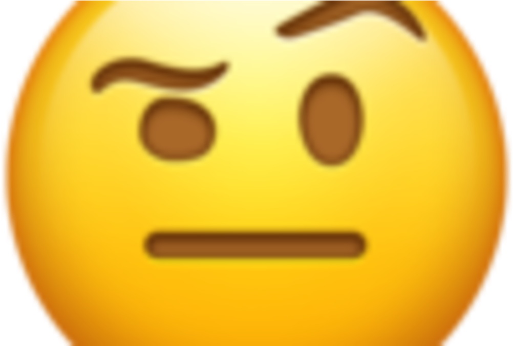 Download Emoji De Cara Serio - Full Size PNG Image - PNGkit