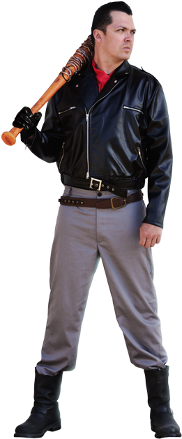 Download Negan Costume - Full Size PNG Image - PNGkit