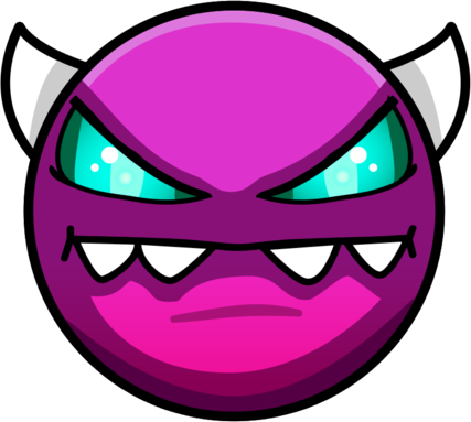 Download Medium Demon - Geometry Dash Medium Demon - Full Size PNG ...