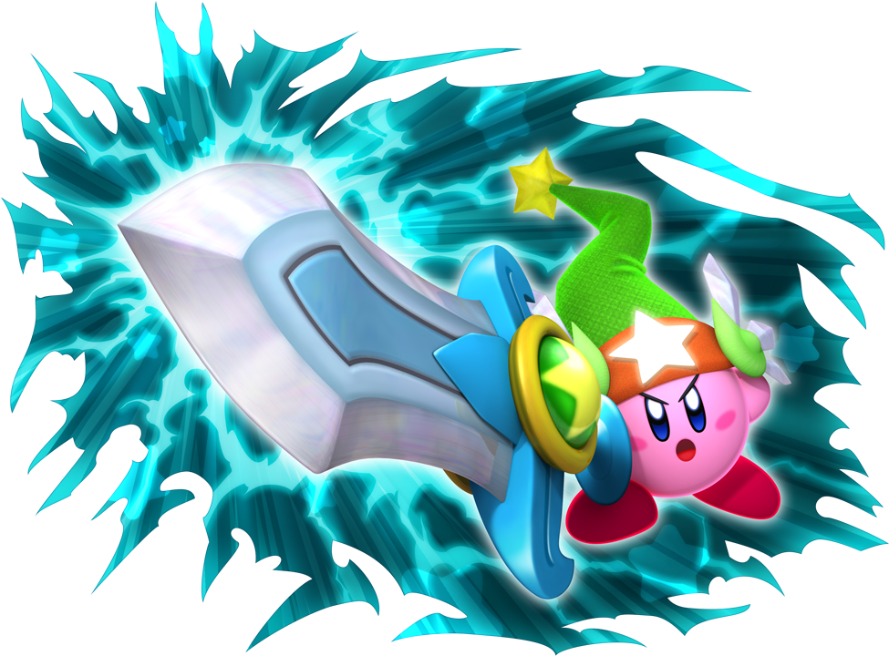 Download Kirby Doing A Super Mega Sword Slash - Kirby's Return To ...