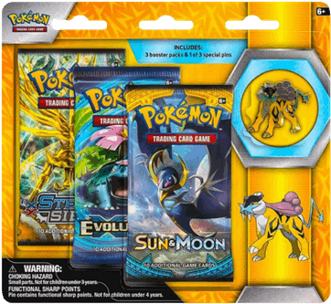Download Raikou, Entei Or Suicune 3 Pack Pin Blister - Australia ...