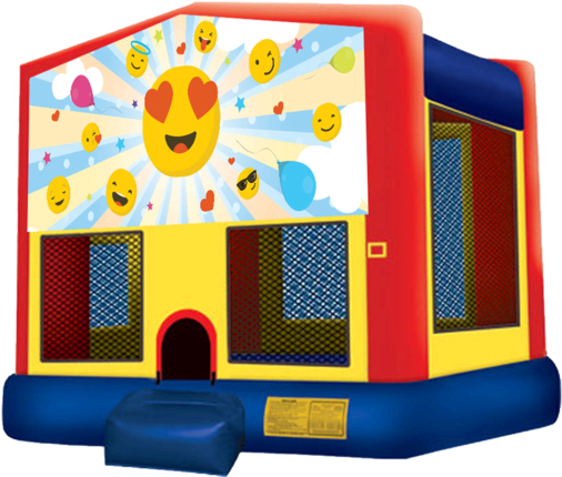 Download Emoji Party Bouncer - Cars 3 Bounce House - Full Size PNG ...