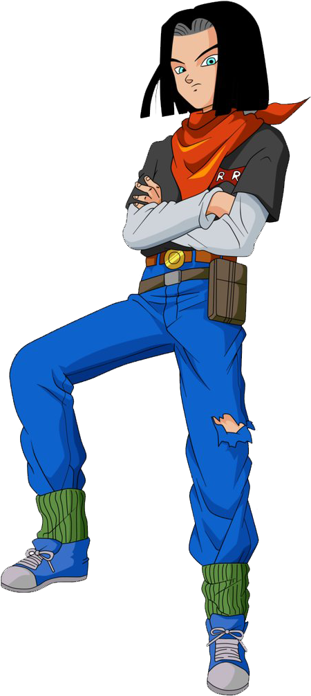 Download Android 17 - Androide 17 Dragon Ball - Full Size PNG Image ...