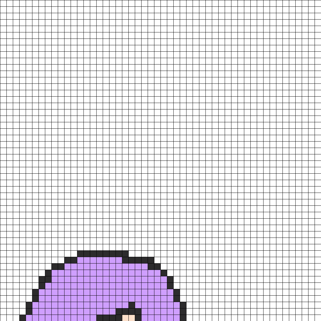 Download Pastel Goth Tumblr Girl Part 2 Perler Bead Pattern - Pixel Sad ...