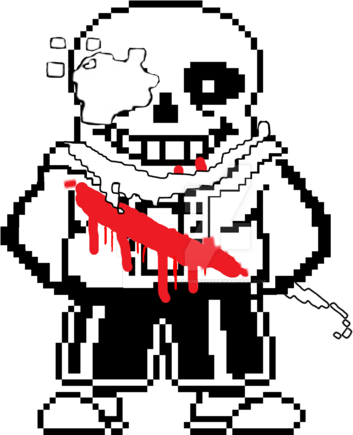 Download Aftertale Sans/geno Sans Battle Sprite By Falconty123 - Sans ...