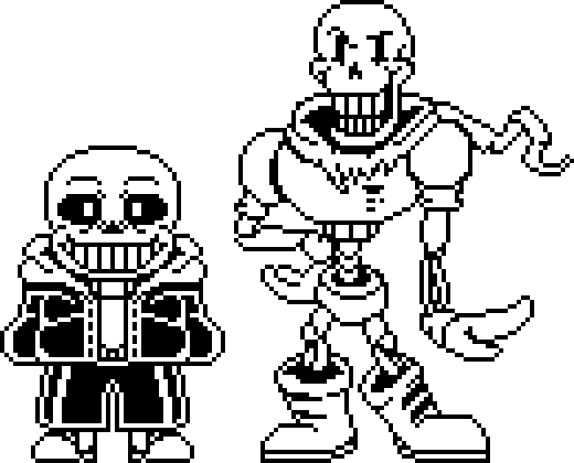 Download Custom Sans And Papyrus Battle Sprites Updated By Flambeworm ...