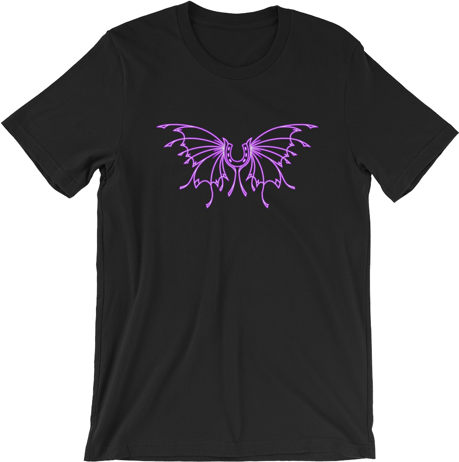 Download Purple Butterfly Horseshoe Tee - Intelligence Is The Ability ...