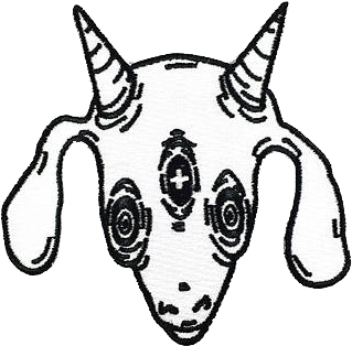 Download Three Eyed Goat Patch - Goat Patch Brewing Company - Full Size ...