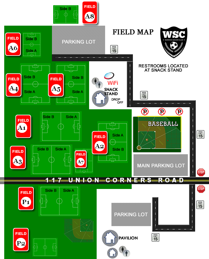 Download Warwick Soccer Field Map - Full Size PNG Image - PNGkit