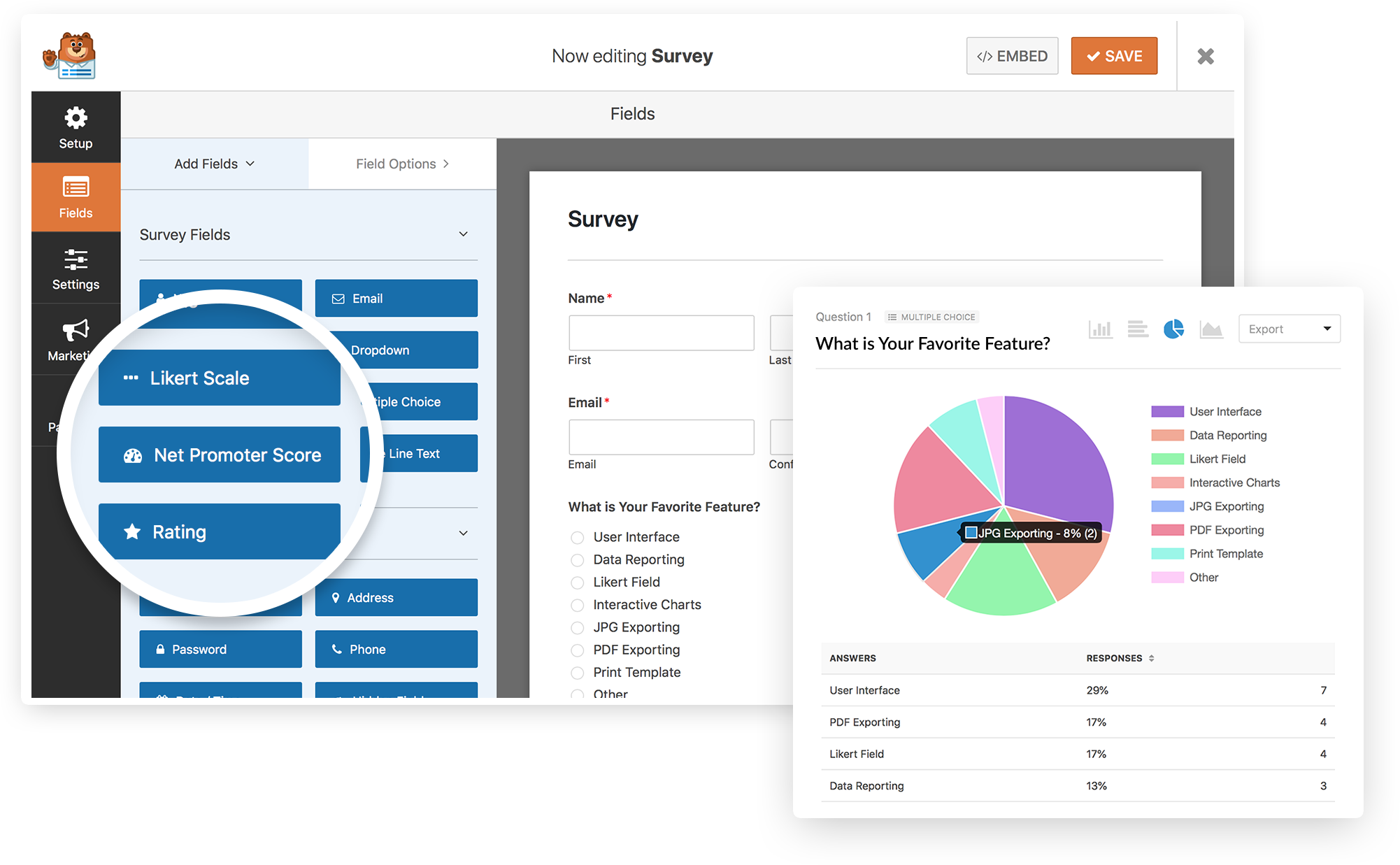 Download Wpforms Survey Plugin Demo - Plug-in - Full Size PNG Image ...