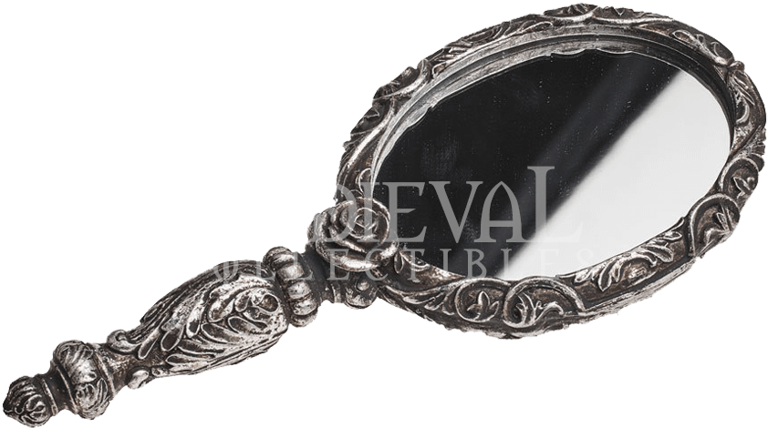 Download Transparent Item - Baroque Hand Mirror - PNGkit